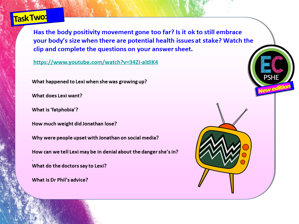 Health, Body Image and Social Media PSHE Lesson – EC Publishing
