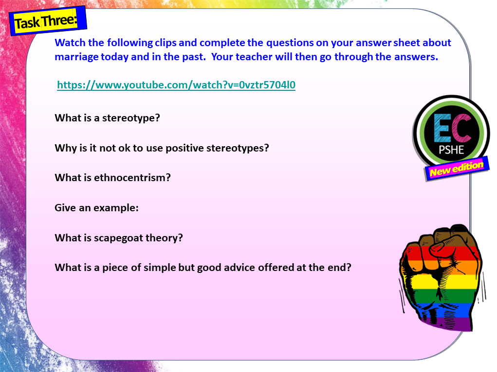 Prejudice and Discrimination Introduction Lesson – EC Publishing