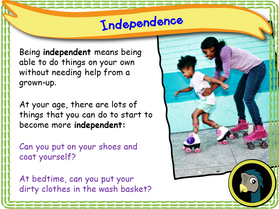 New! Independence - EYFS/Reception – EC Publishing