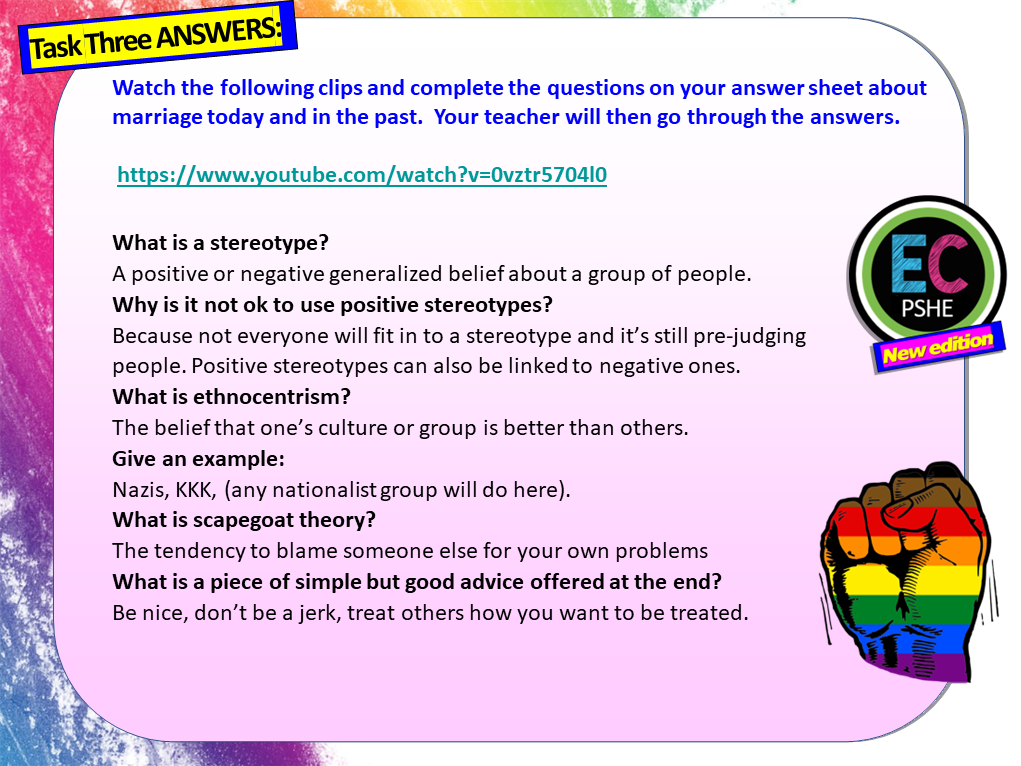 Prejudice and Discrimination Introduction Lesson – EC Publishing