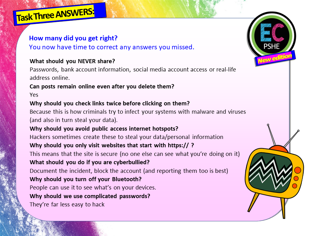 Life Online Internet Safety PSHE Lesson – EC Publishing