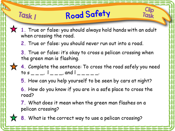 Road Safety KS1/Year 2 – EC Publishing