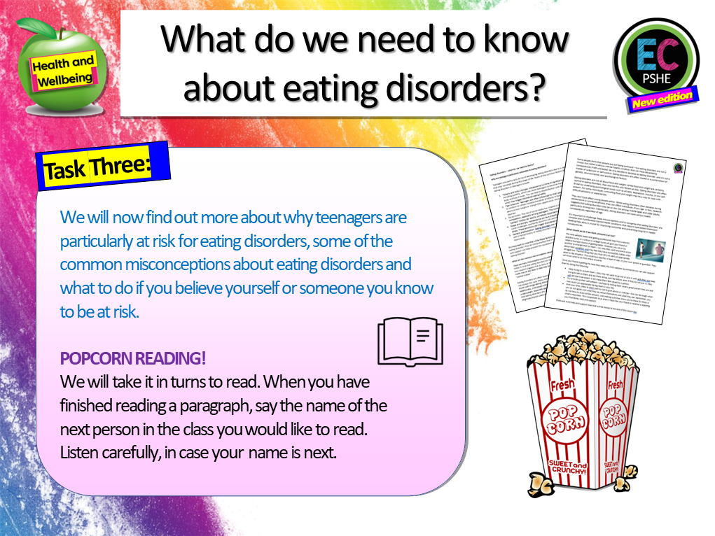 Eating Disorders - Anorexia, Bulimia, Obesity PSHE Lesson – EC Publishing