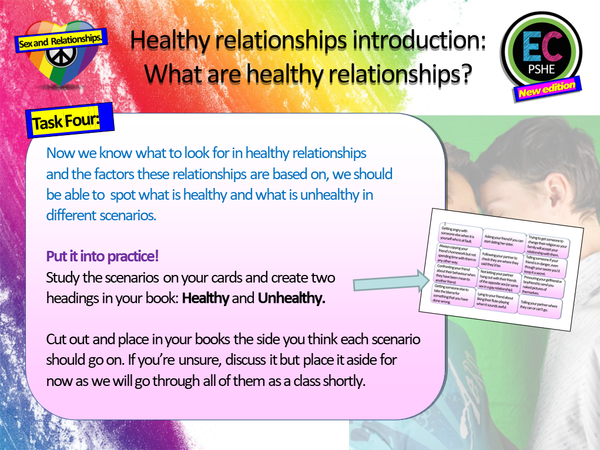 Healthy and Unhealthy Relationships PSHE lesson – EC Publishing