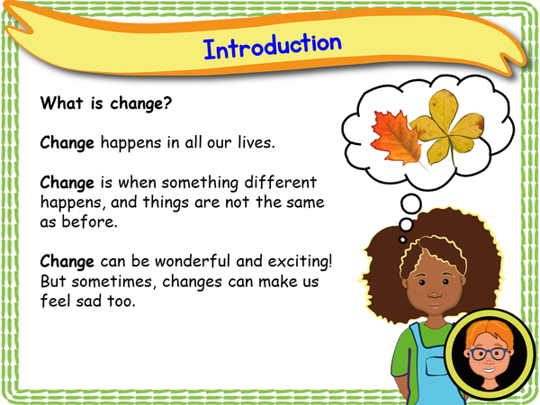 Feelings, Change, and Loss - KS1 - Year 1 – EC Publishing