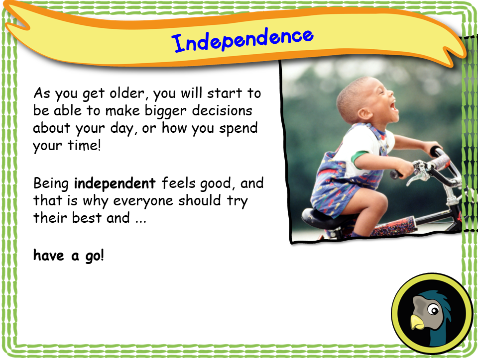New! Independence - EYFS/Reception – EC Publishing