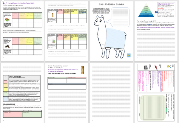 KS3 KS4 PSHE Assessment Ideas Pack – EC Publishing