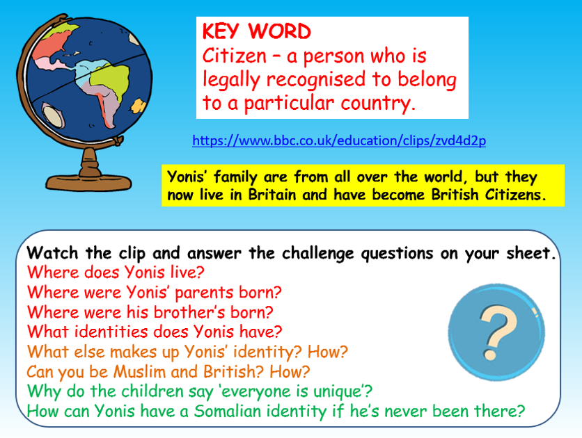 British Values - Identity Lesson - KS3 (Lower ability & SEN) – EC ...