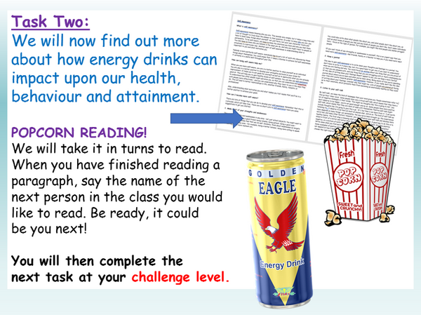 Energy Drinks PSHE Lesson – EC Publishing