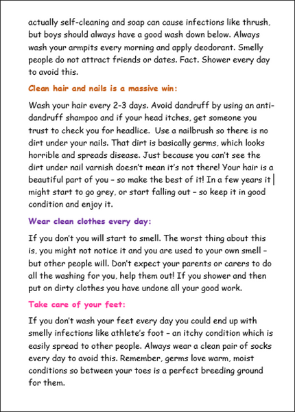 Personal Hygiene PSHE lesson – EC Publishing