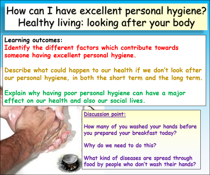 Personal Hygiene PSHE lesson – EC Publishing