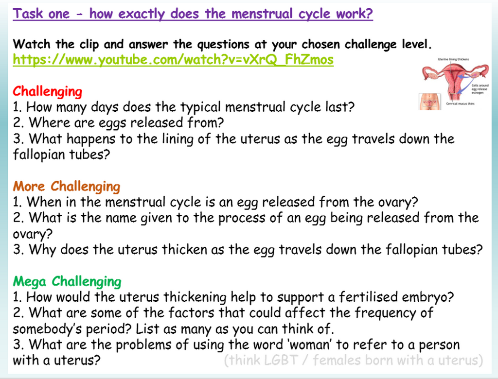 Periods and Menstruation - Puberty PSHE – EC Publishing