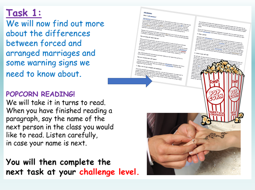 Forced Marriage PSHE Lesson – EC Publishing