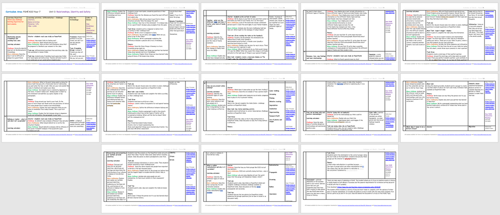 PSHE Planning for KS3 and KS4 – EC Publishing