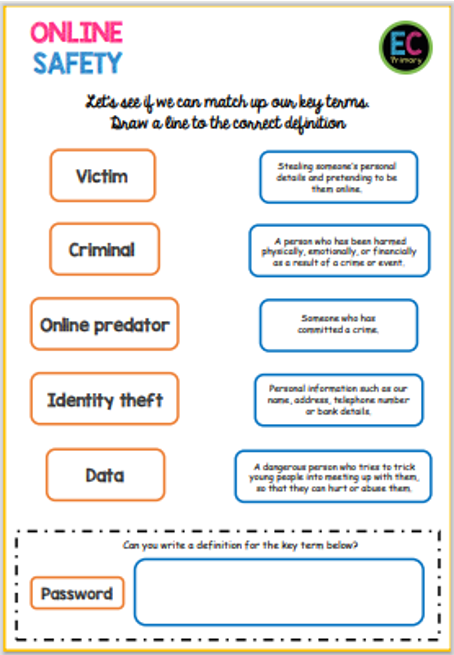 Home Learning Primary PSHE - KS2 Internet Safety – EC Publishing