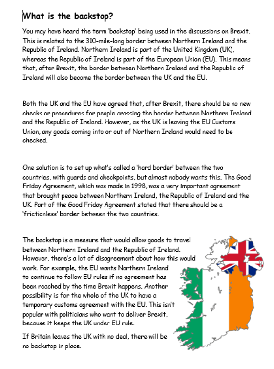 Brexit - The Irish Back-Stop – EC Publishing