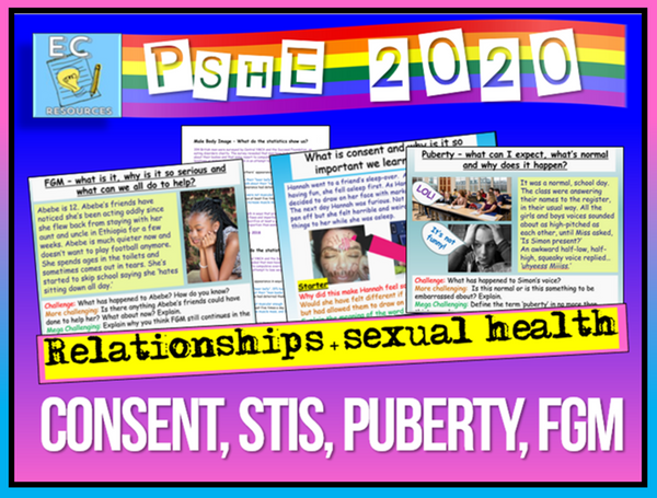5 Year Pack - Complete Secondary PSHE and RSE KS3 + KS4 – EC Publishing